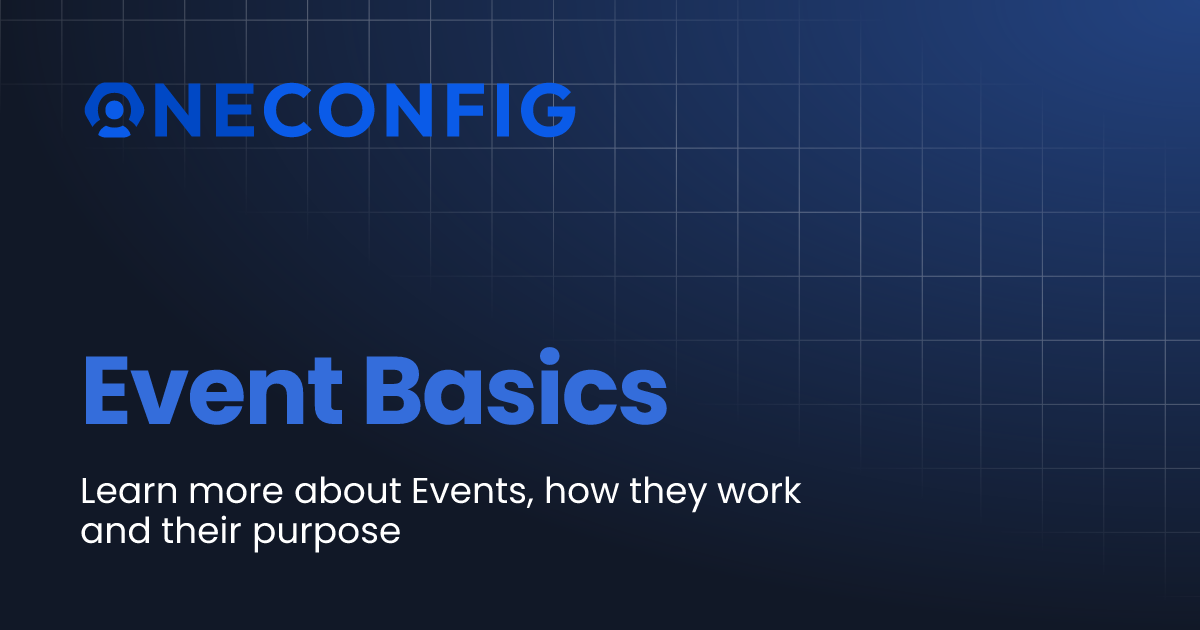 Event Basics | OneConfig V0